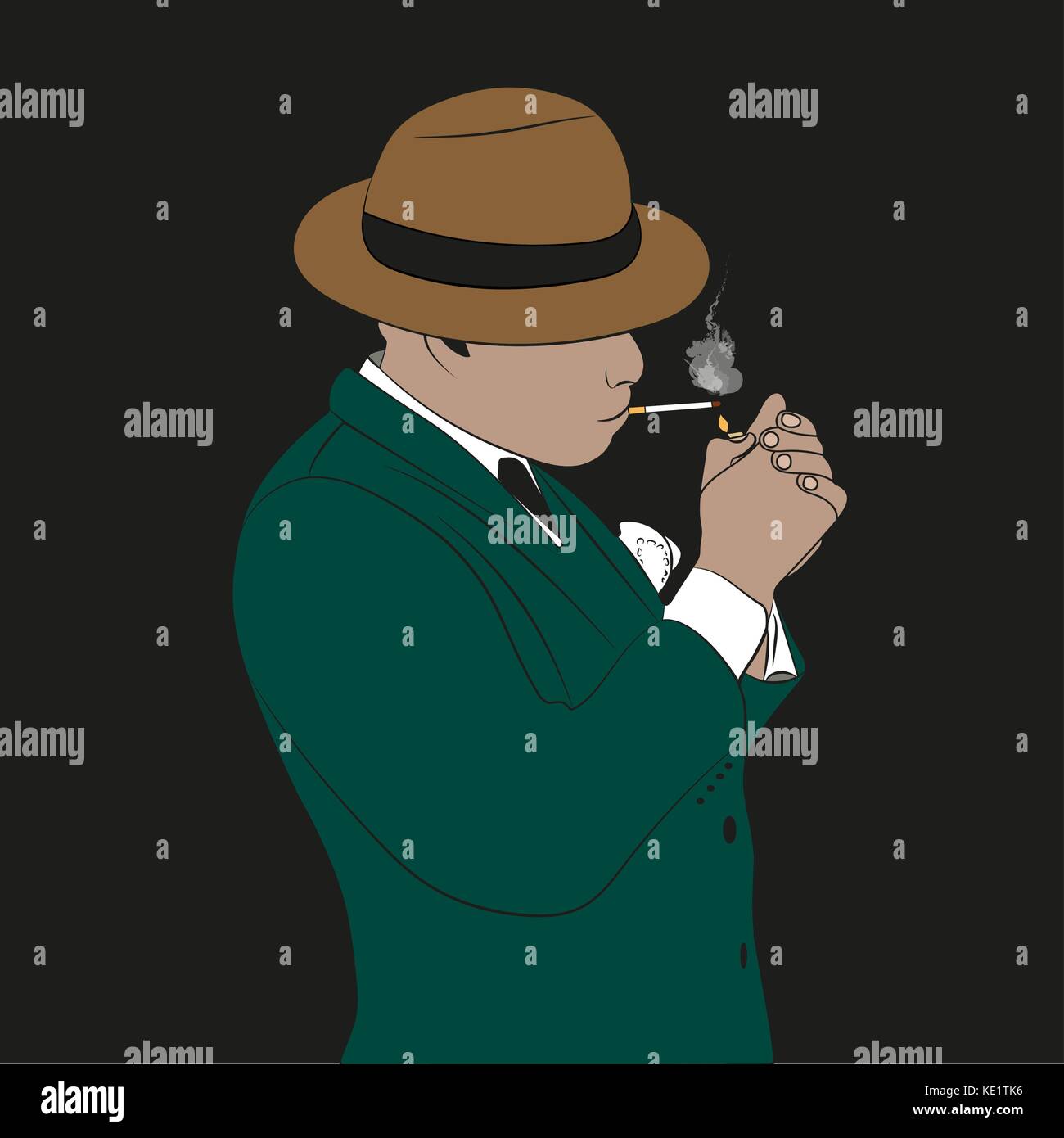 Drawing gangster mafia hi-res stock photography and images - Alamy