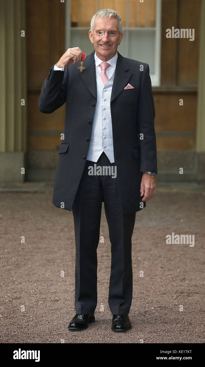 William Furniss after he was awarded an OBE by the Princess Royal ...