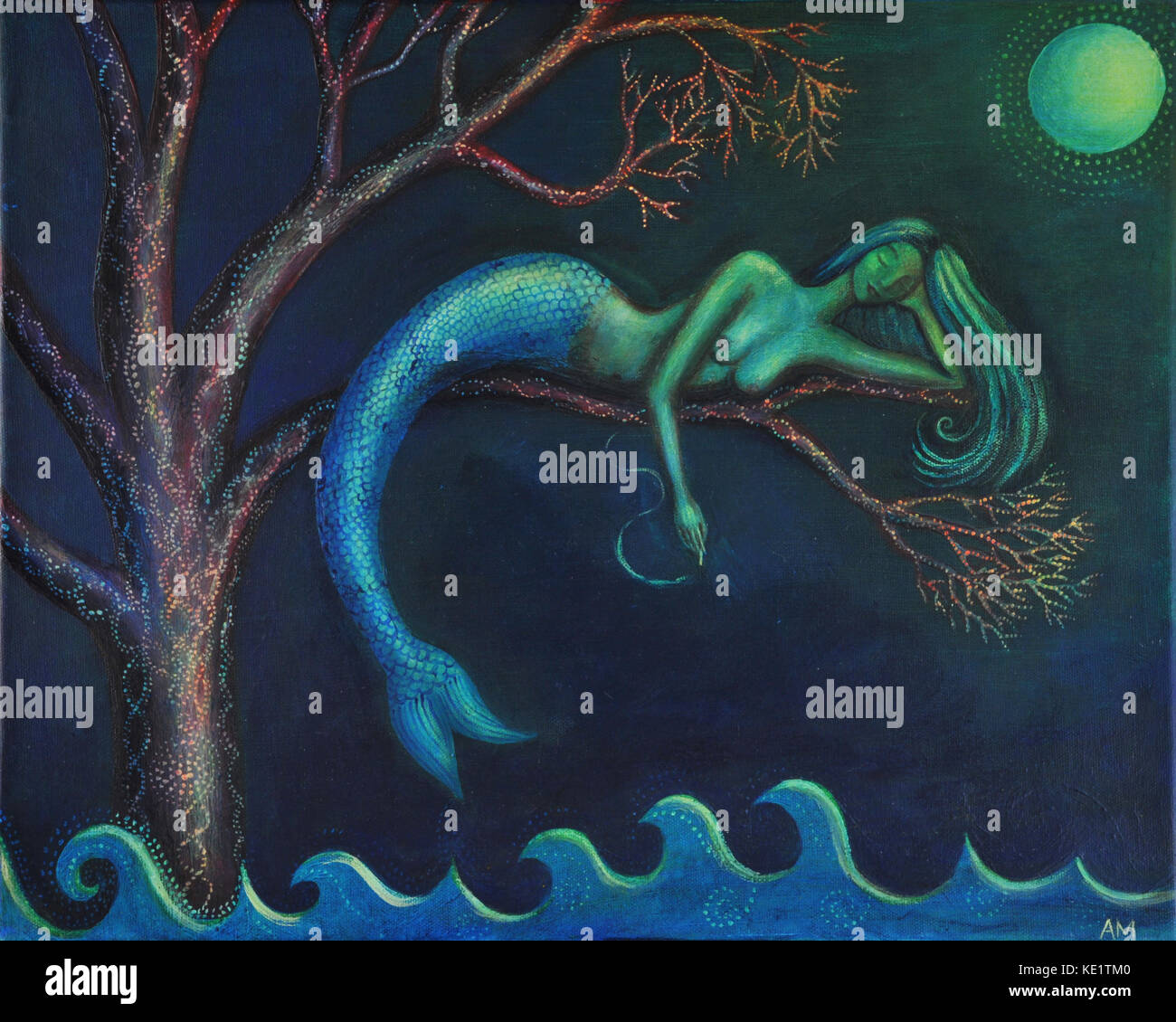 Mermaid in a tree hi-res stock photography and images - Alamy