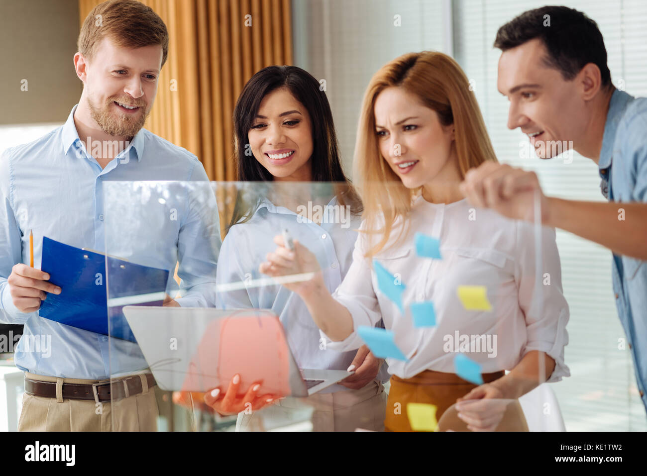Group of professionals thinking of development Stock Photo - Alamy