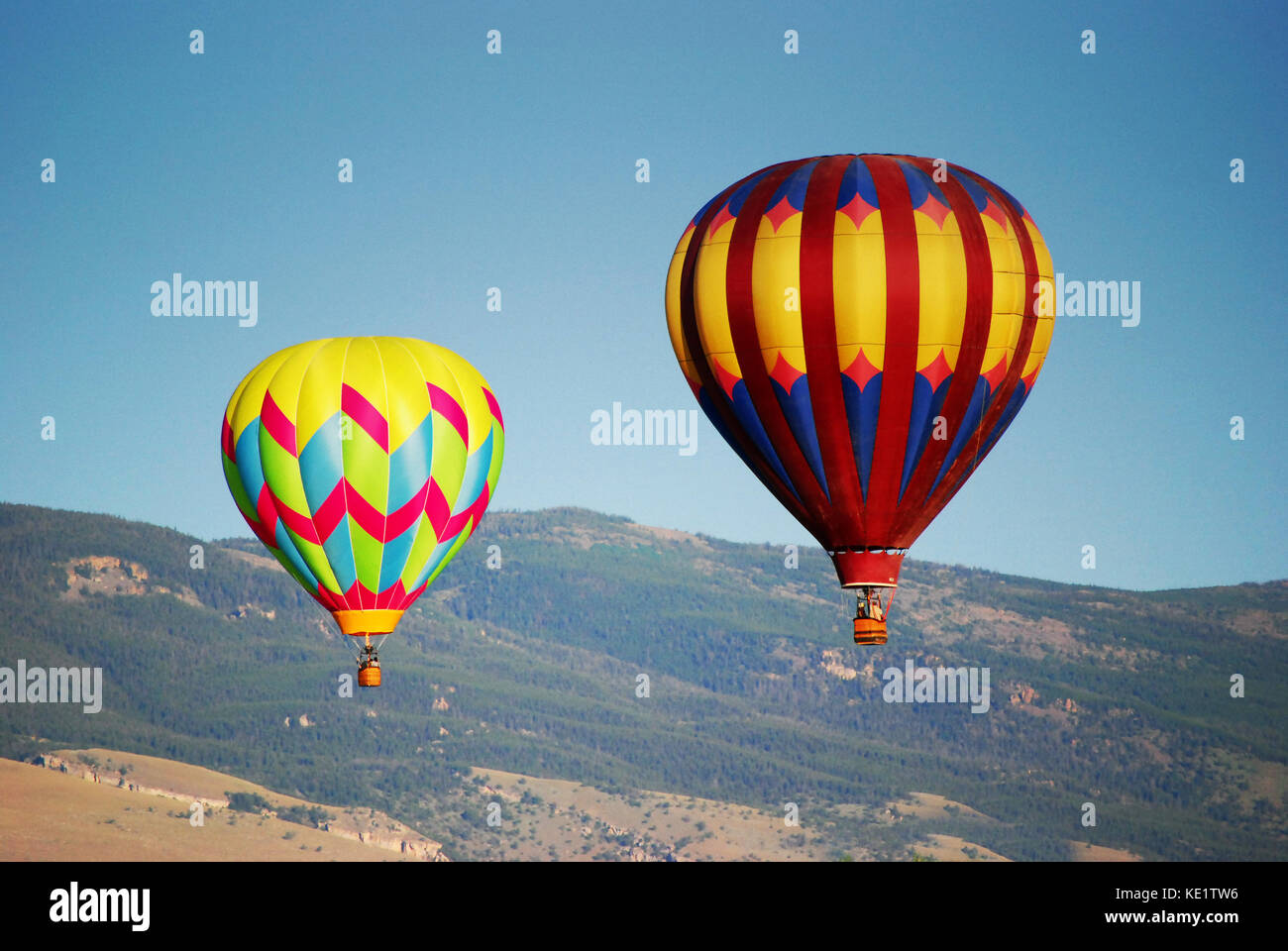 Two balloons in the air hi-res stock photography and images - Alamy