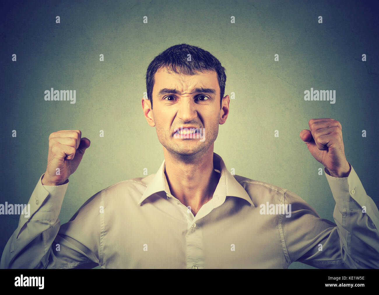 Angry frustrated man Stock Photo - Alamy