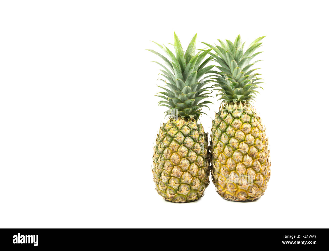 Fresh pine apple, vitamin and good for health isolated on white ...