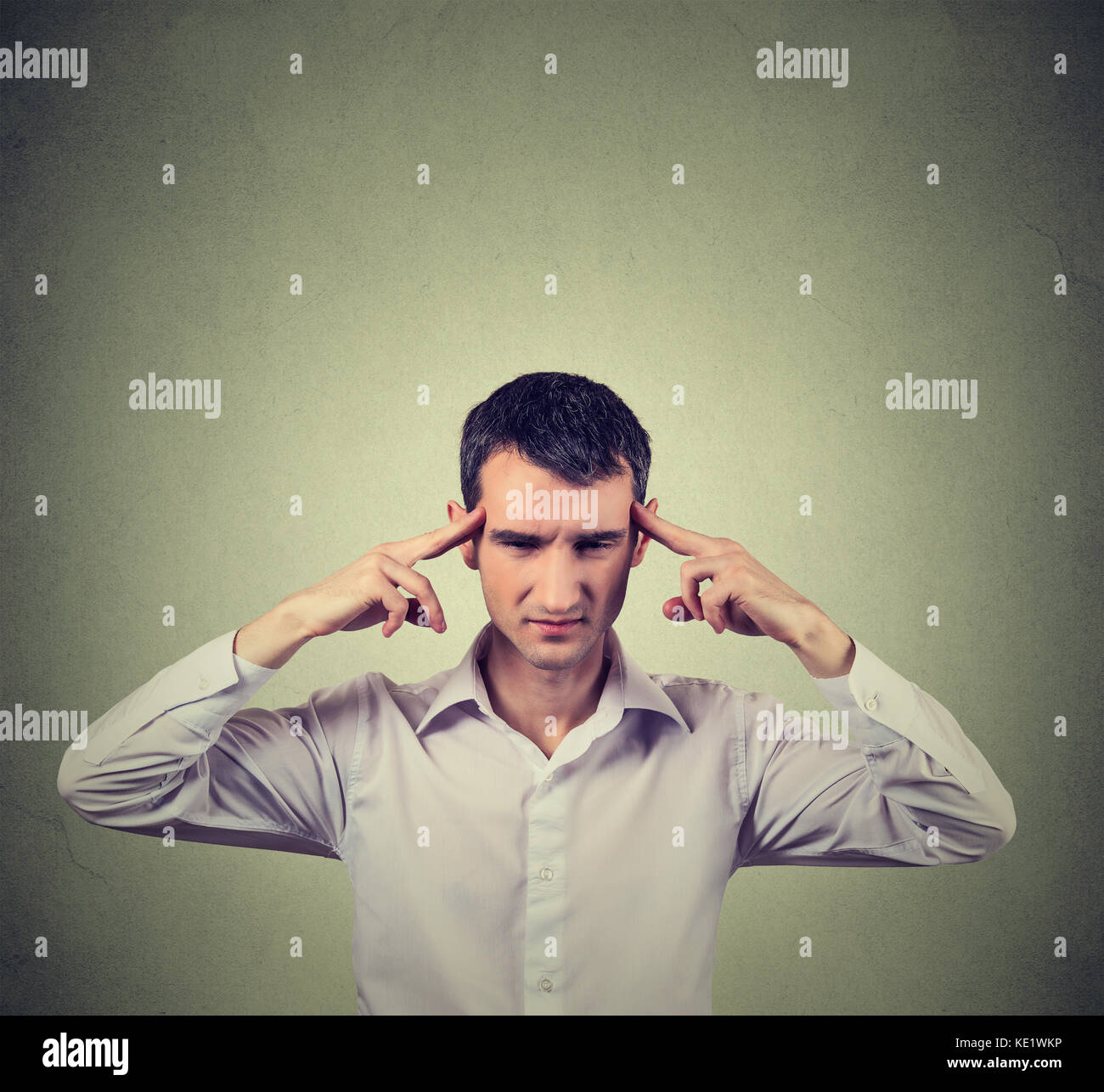 Man reasoning hands hi-res stock photography and images - Alamy
