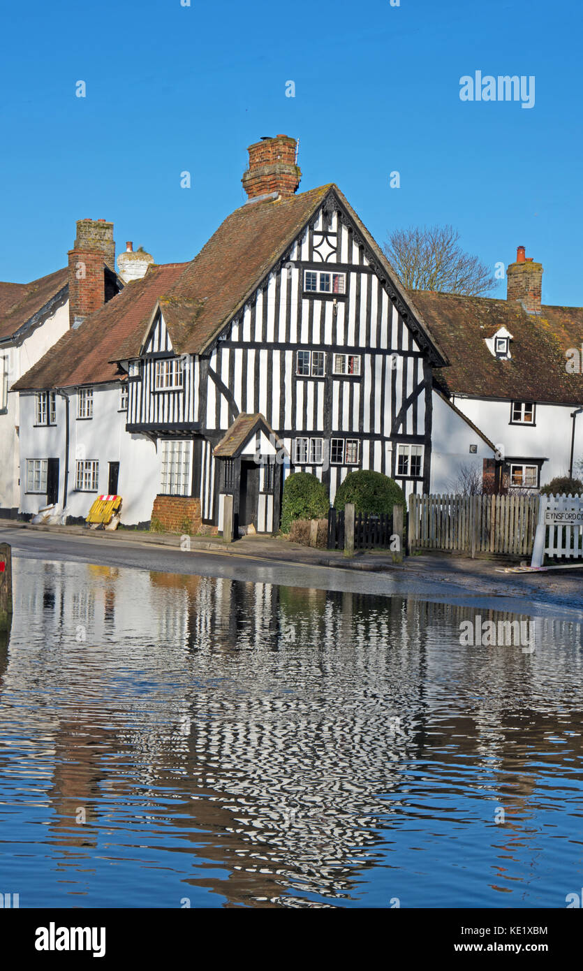 Eynsford, Kent, Flood Water on River Darent Stock Photo - Alamy