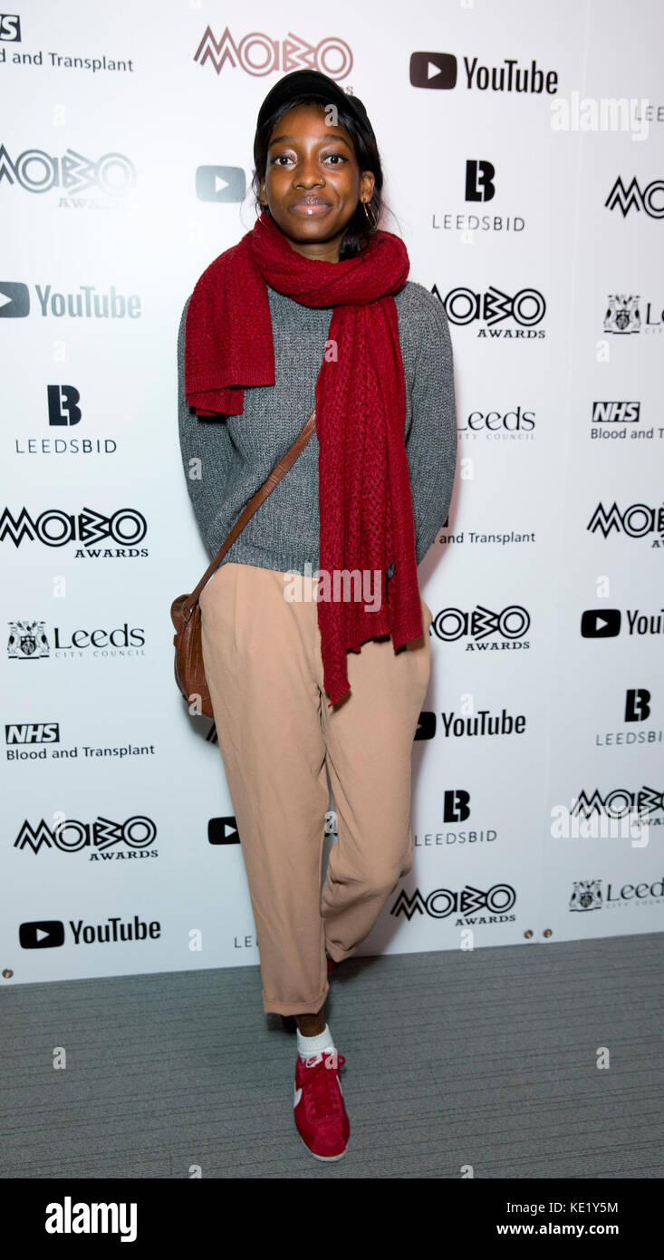 Lil Simz attending the Mobo Awards 2017 Nominations at the YouTube ...