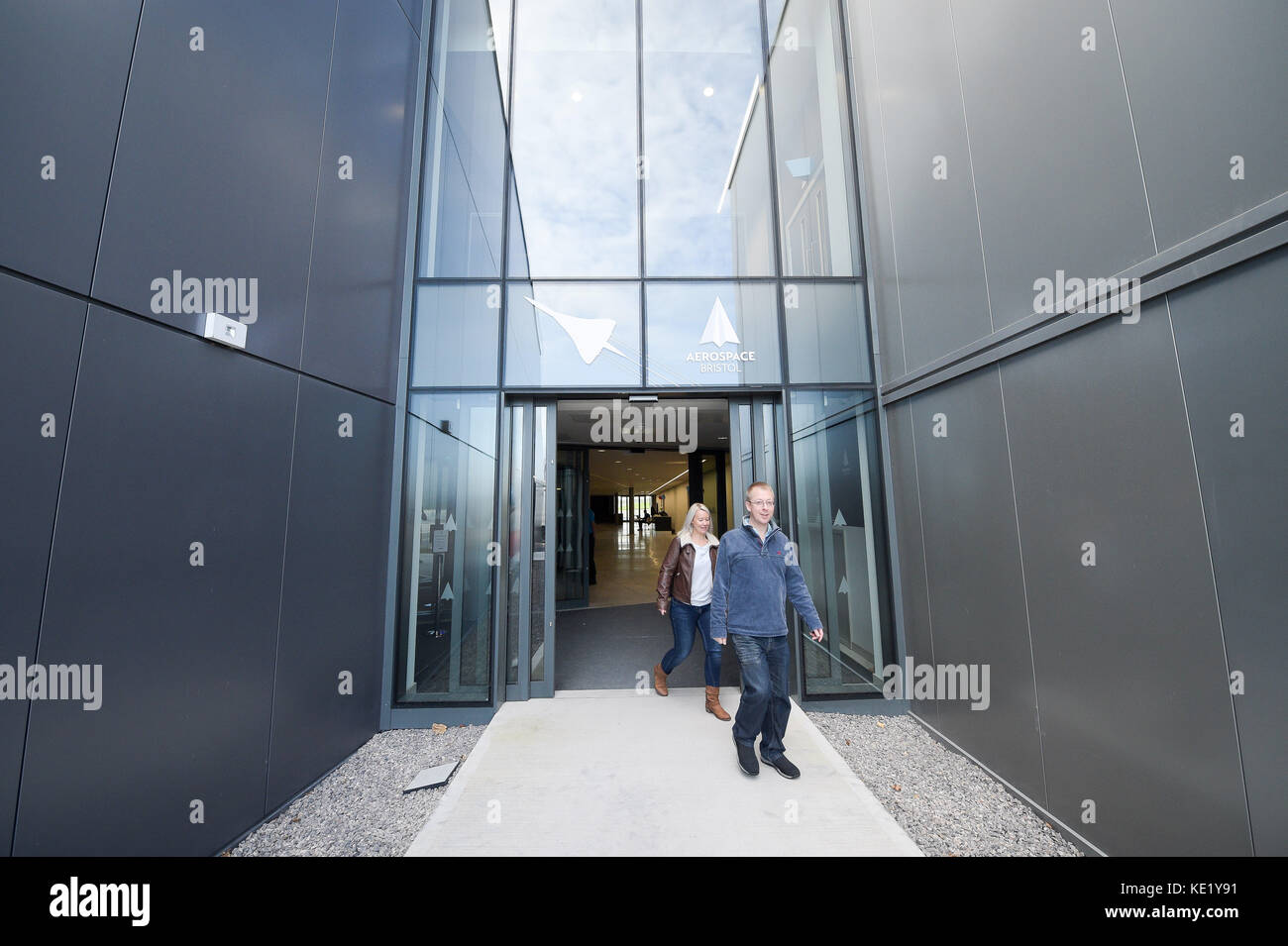The Aerospace Bristol building entrance where Concorde 216, the last ...