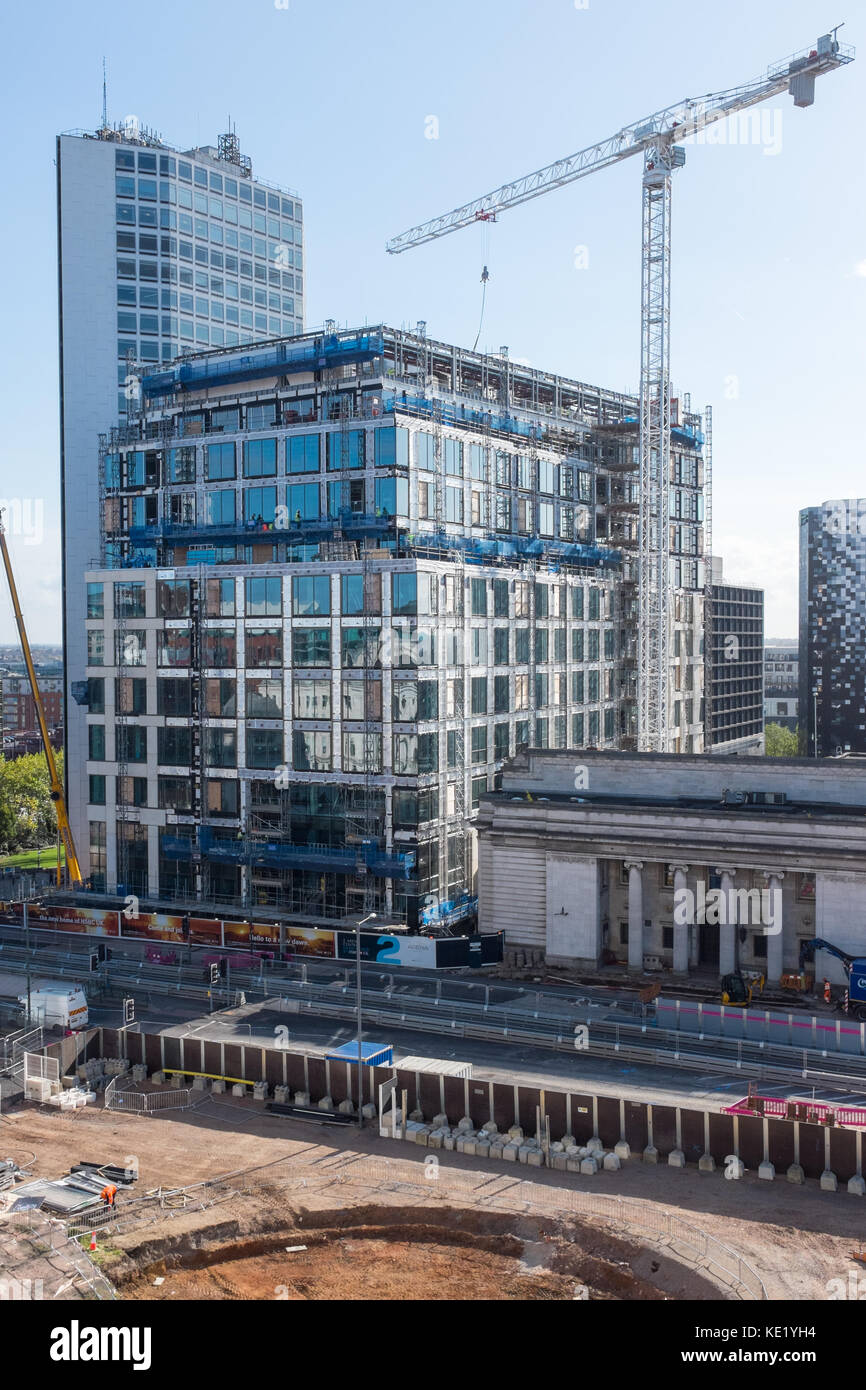 The new Birmingham HSBC Bank headquarters being constructed in ...