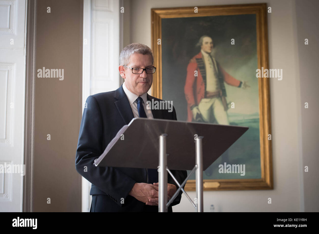 Director General of MI5 Andrew Parker delivers a speech at Counter Terrorism Operations Centre ...