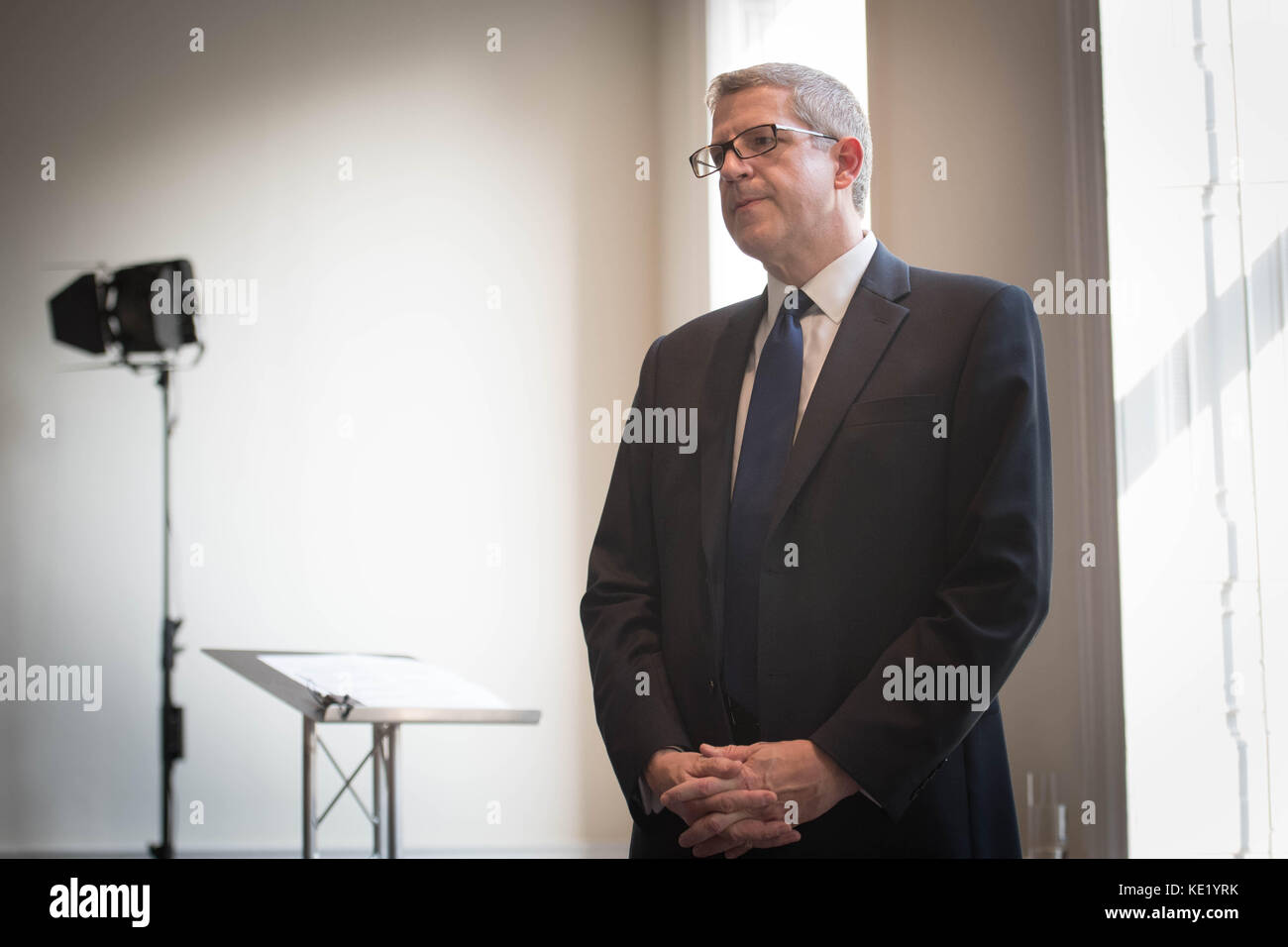 Director General of MI5 Andrew Parker delivers a speech at Counter Terrorism Operations Centre ...