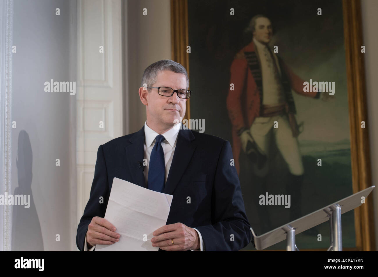 Director General of MI5 Andrew Parker delivers a speech at Counter Terrorism Operations Centre ...