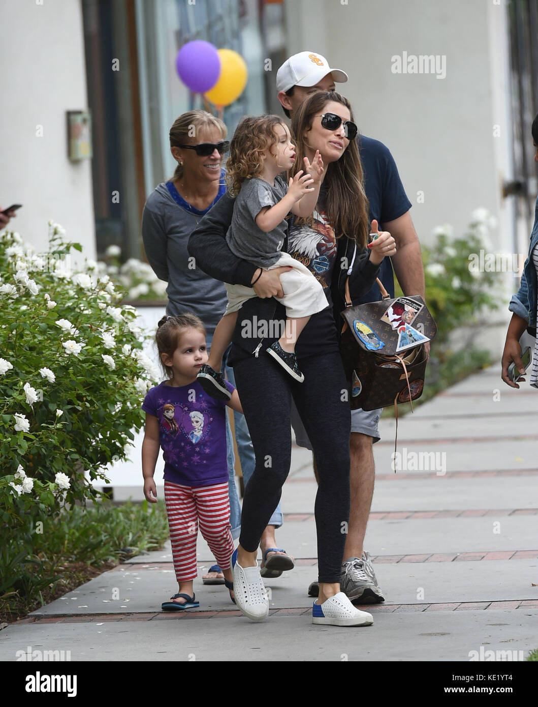 Jessica Biel out and about with her son Silas Featuring: Jessica Biel ...