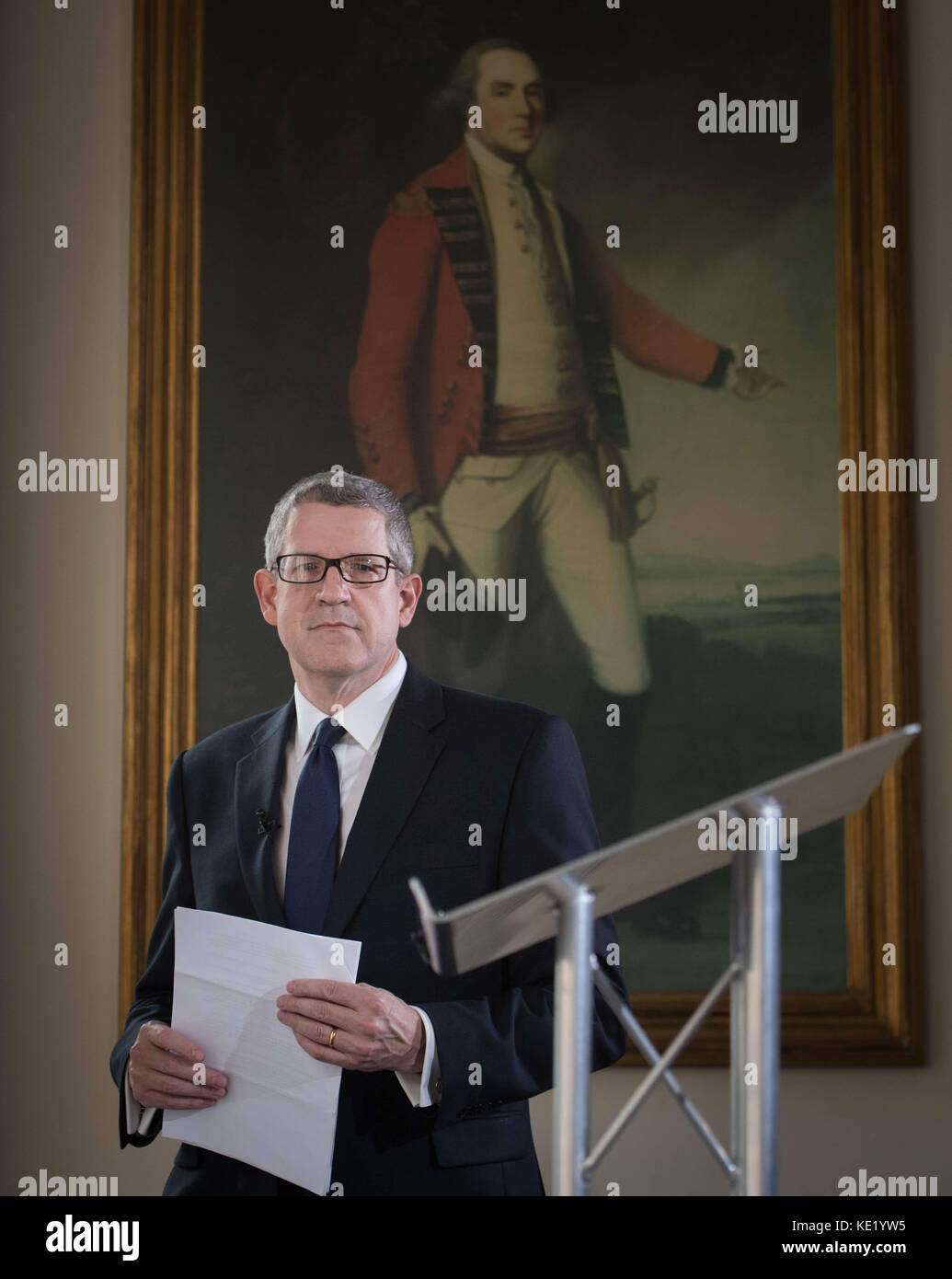Director General of MI5 Andrew Parker delivers a speech at Counter Terrorism Operations Centre ...