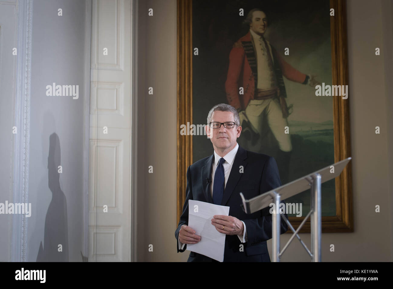 Director General of MI5 Andrew Parker delivers a speech at Counter Terrorism Operations Centre ...