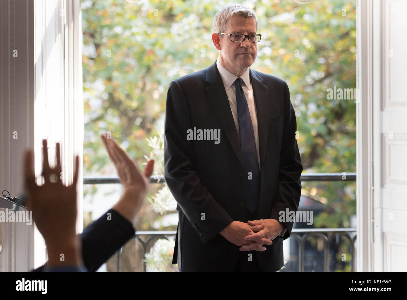 Director General of MI5 Andrew Parker delivers a speech at Counter Terrorism Operations Centre ...