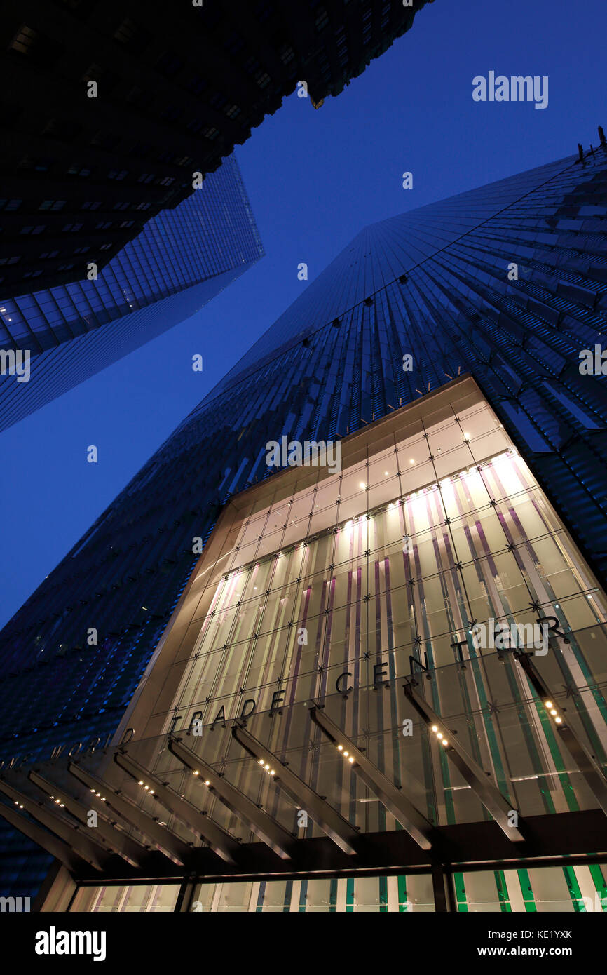 World trade center at night hi-res stock photography and images - Alamy