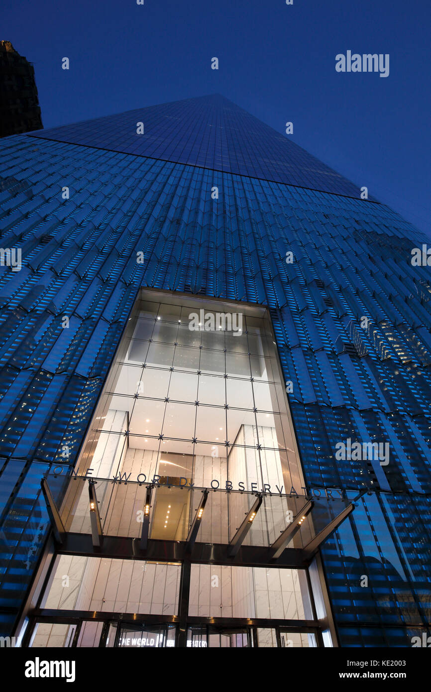 Entrance One World Trade Center High Resolution Stock Photography and ...