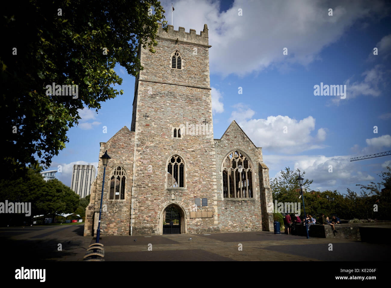 St Peter's Church Bristol city centre Stock Photo - Alamy