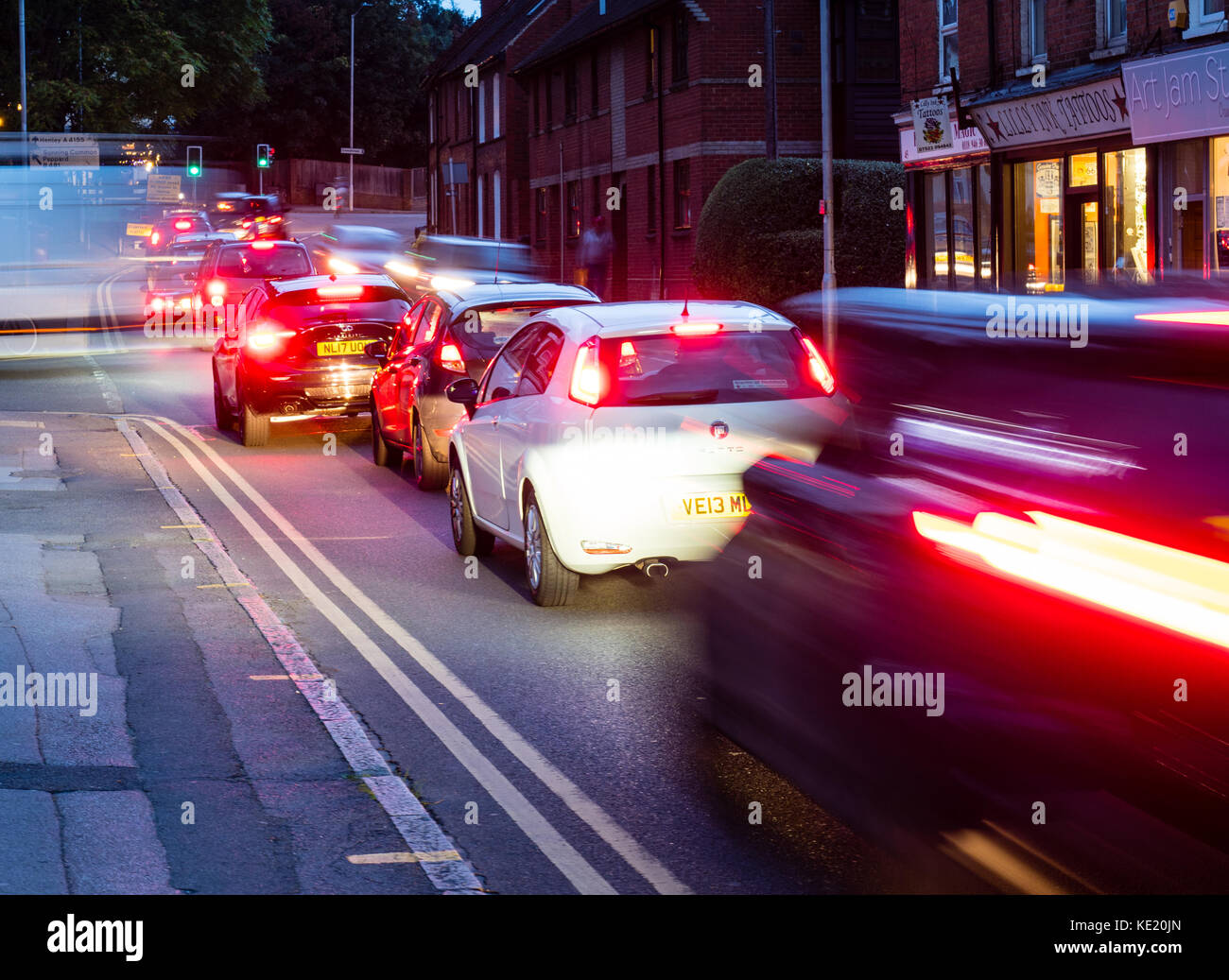 Reading Berkshire Traffic Jam High Resolution Stock Photography and ...
