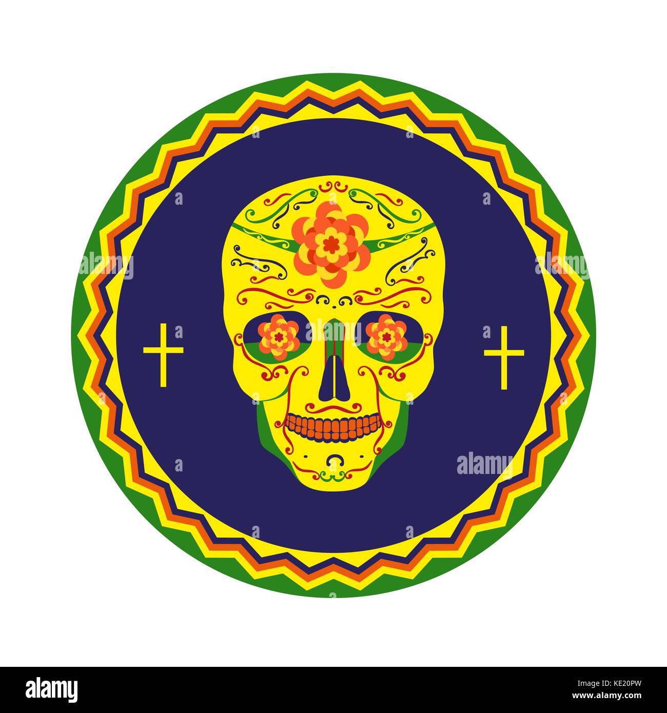 Calavera Stock Vector Images - Alamy