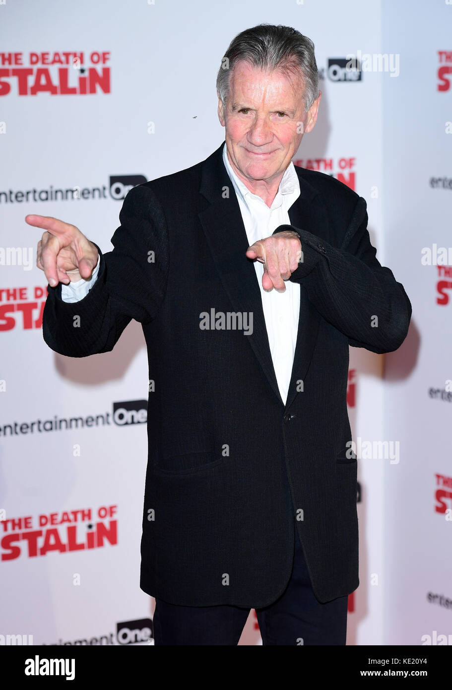 Michael Palin attending the UK premiere of The Death of Stalin, held at ...