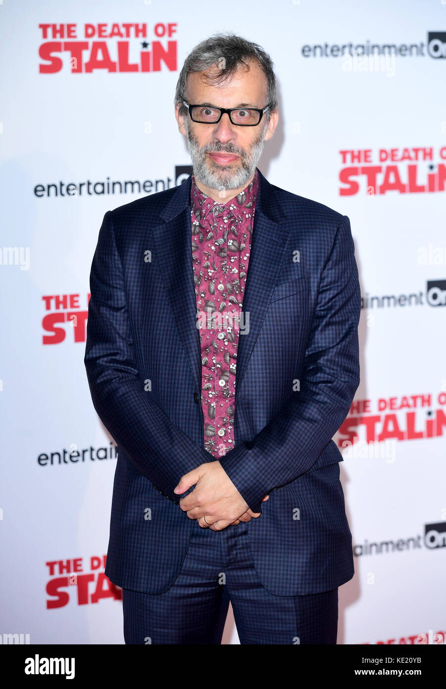 David Schneider attending the UK premiere of The Death of Stalin, held ...