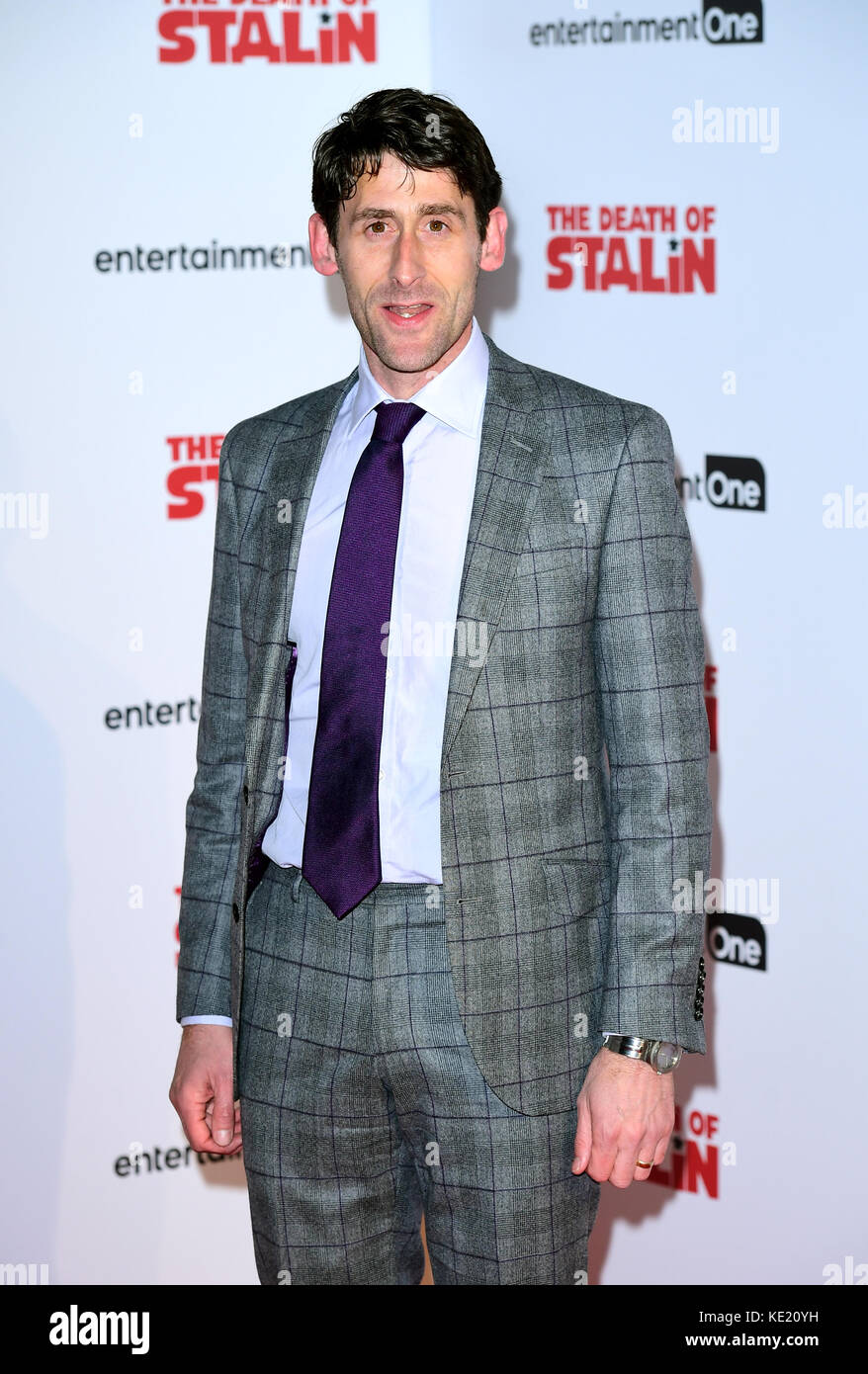 Daniel Tuite attending the UK premiere of The Death of Stalin, held at ...