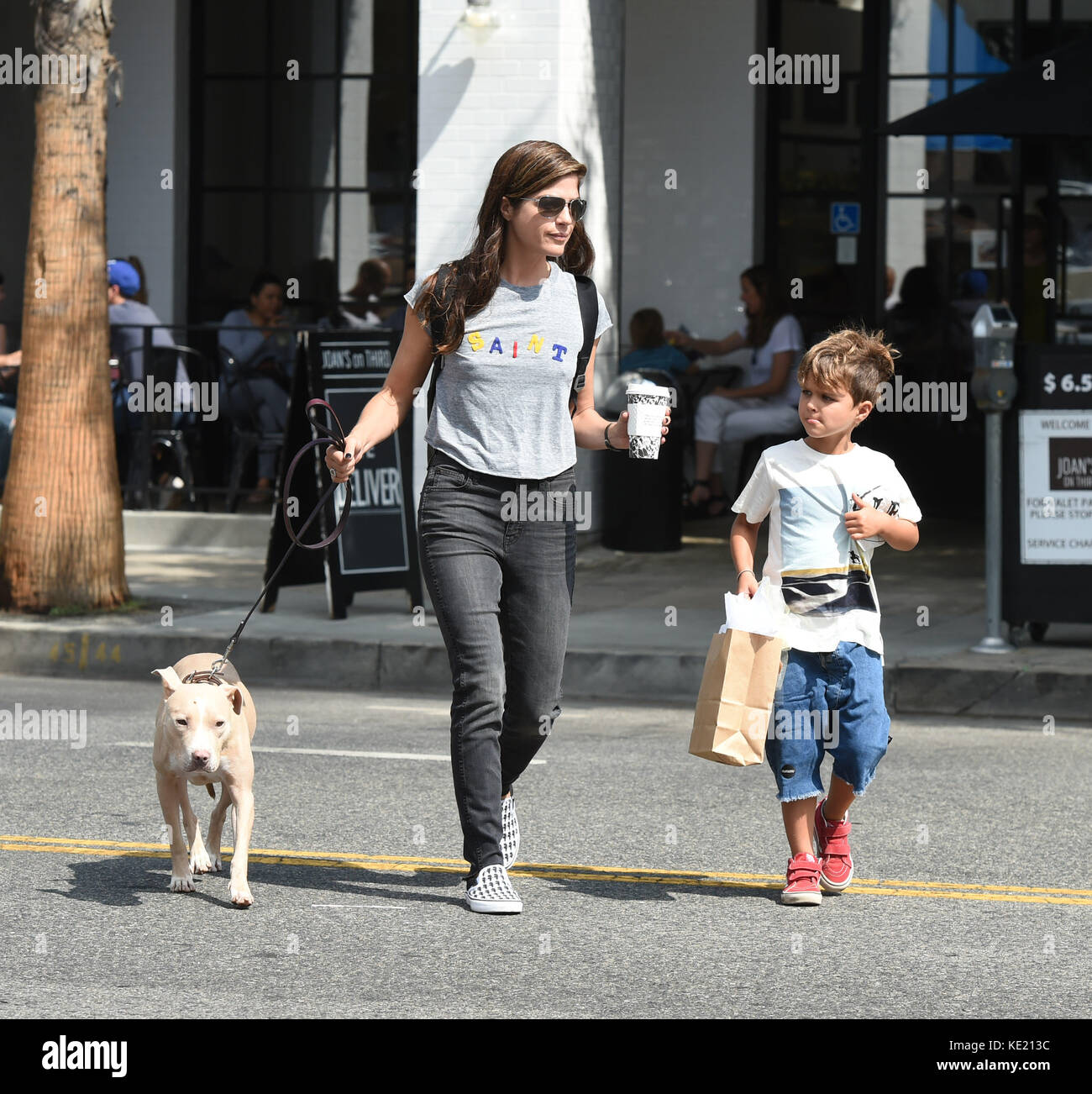 Selma Blair out and about with her son Arthur Bleick and a new dog ...