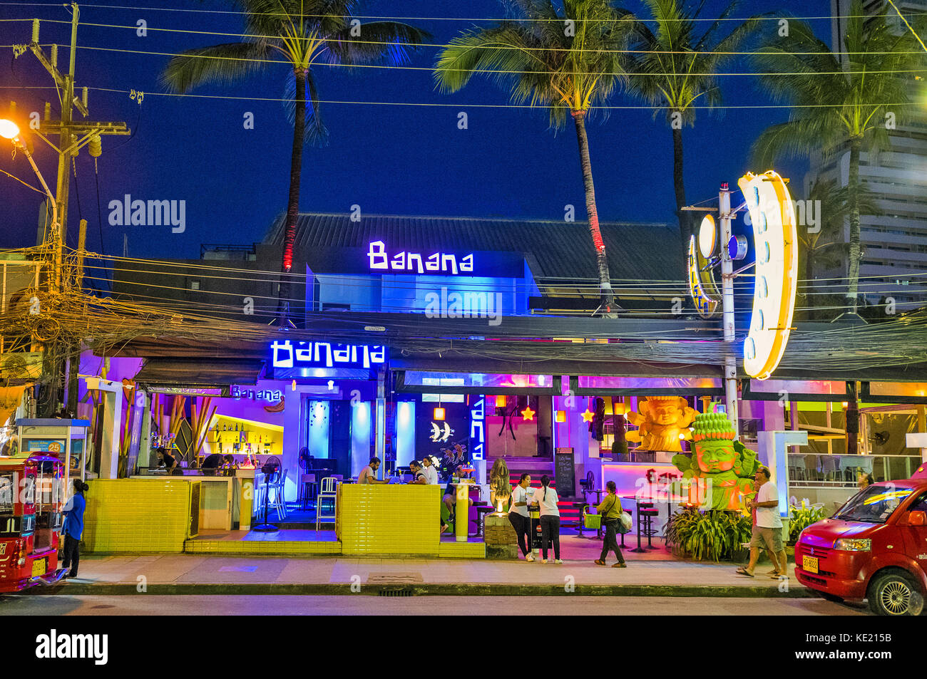 Thailandia Phuket Disco Banana di Patong Beach Stock Photo - Alamy