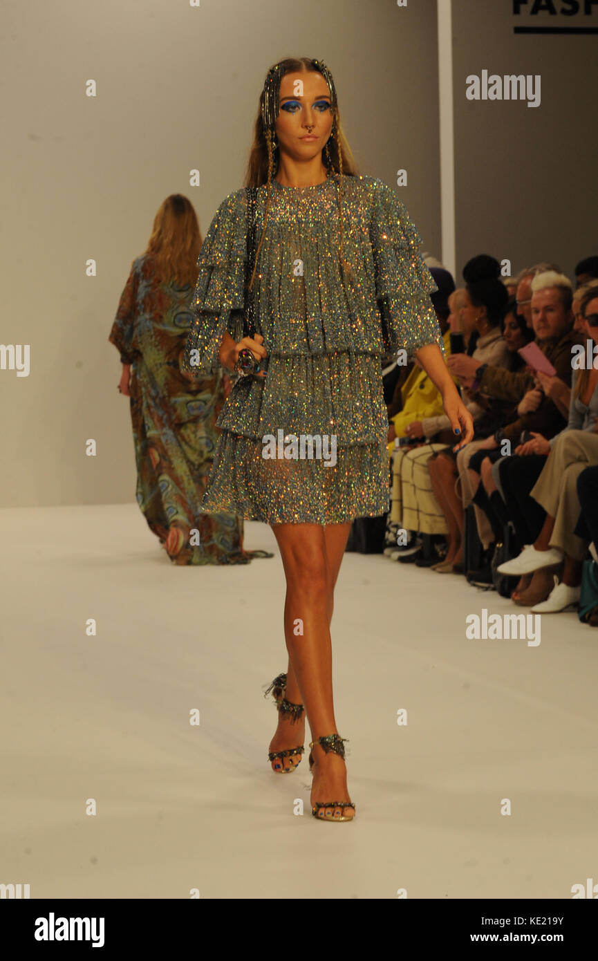 London Fashion Week - Rocky Star - Catwalk Featuring: model Where ...