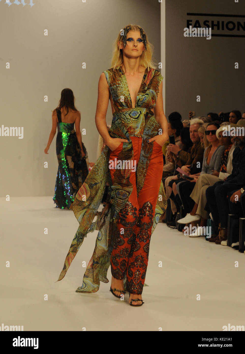 London Fashion Week - Rocky Star - Catwalk Featuring: model Where ...