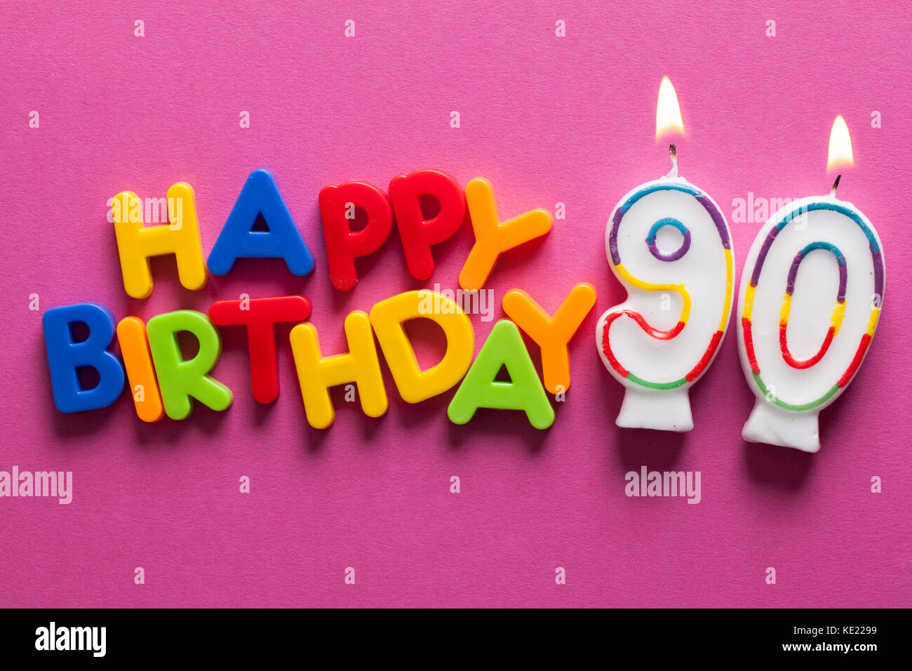 Happy 90th Birthday Stock Photos & Happy 90th Birthday Stock Images - Alamy