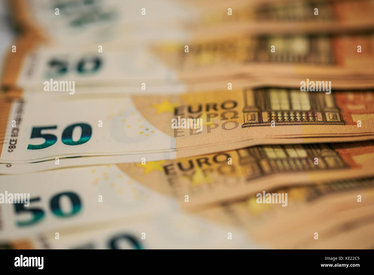 50 Euros banknotes Stock Photo - Alamy