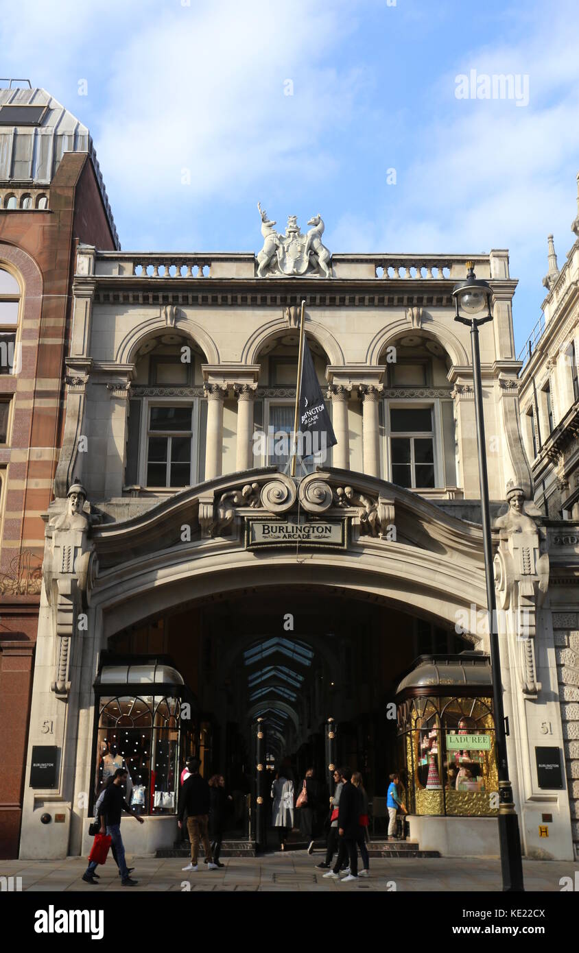 Burlington arcade london hi-res stock photography and images - Alamy