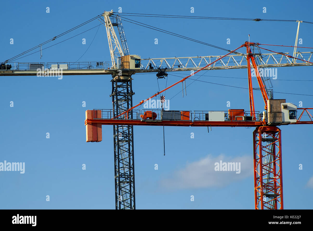 Gantry Construction Cranes Stock Photo - Alamy