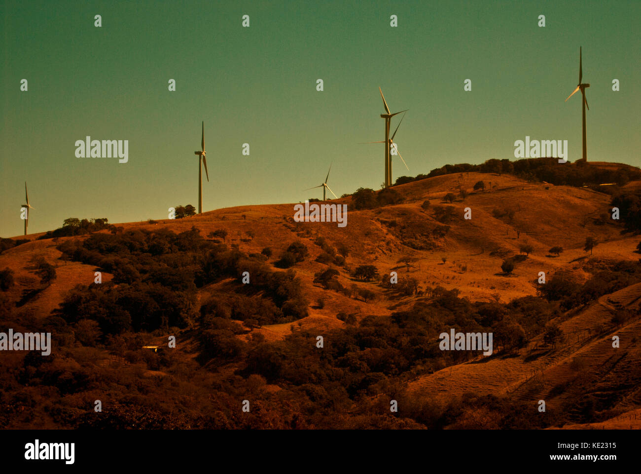 Wind farm in costa rica hi-res stock photography and images - Alamy