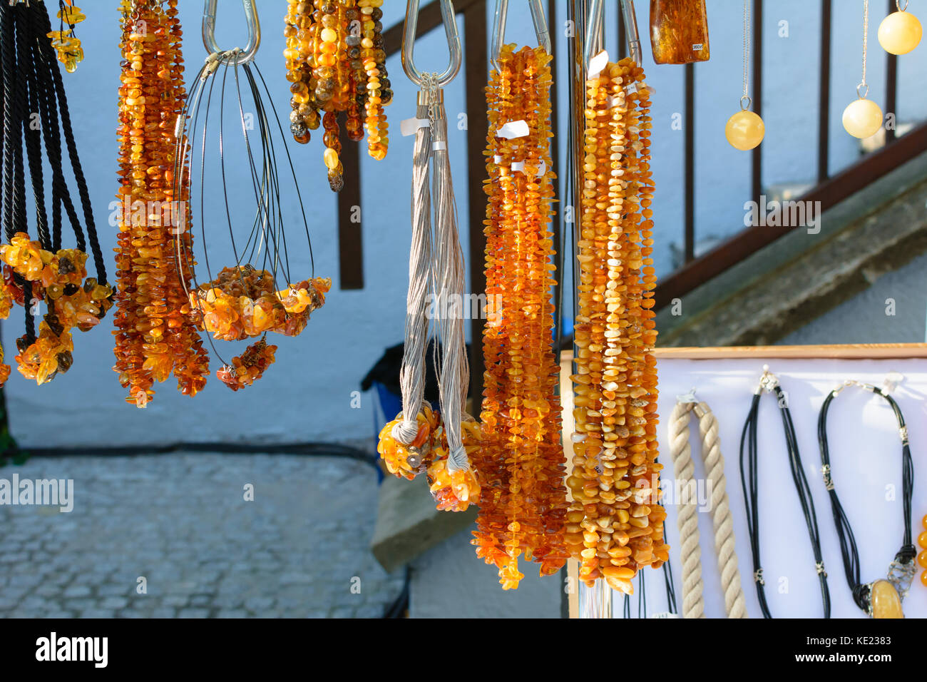 Amber jewellery poland hi-res stock photography and images - Alamy