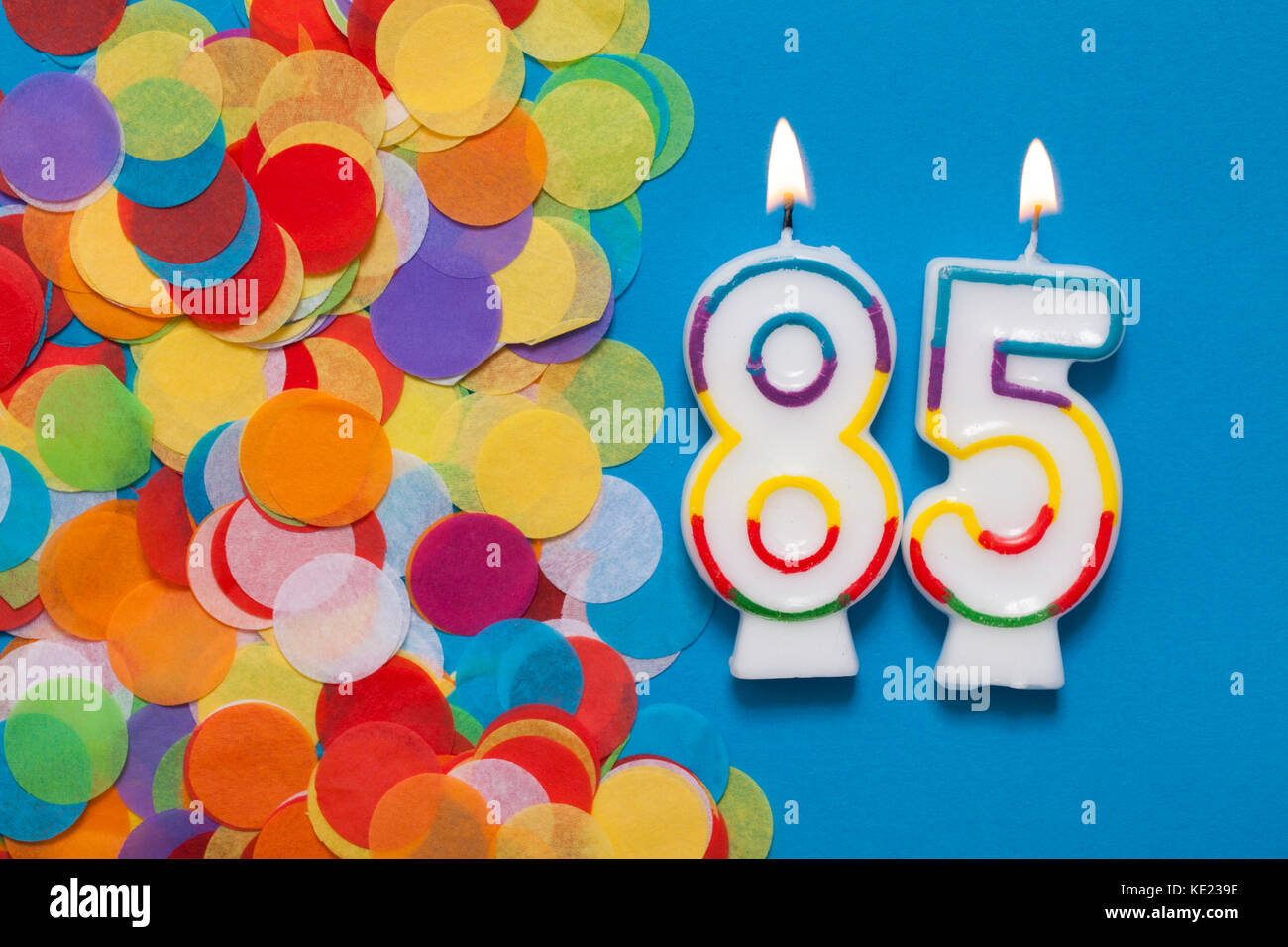 85 birthday candle hi-res stock photography and images - Alamy