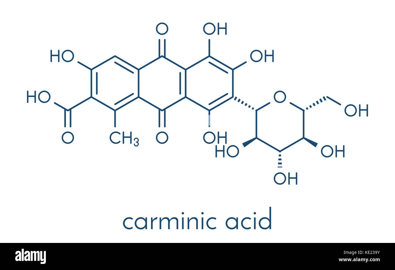Carminic acid Stock Vector Images - Alamy