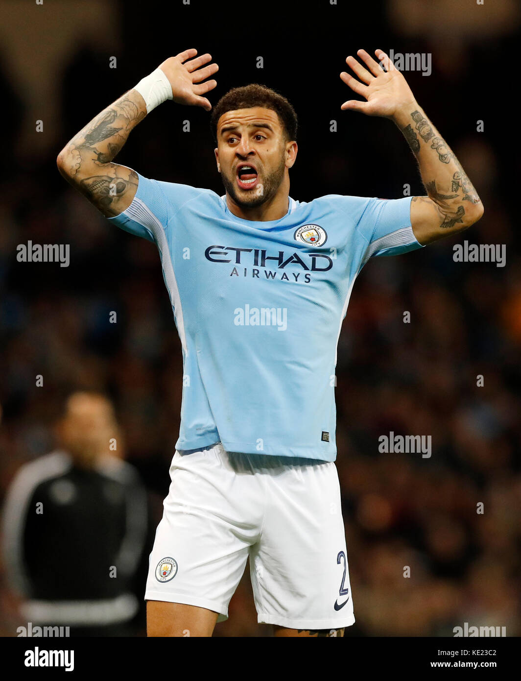 Manchester City's Kyle Walker during the UEFA Champions League group F ...