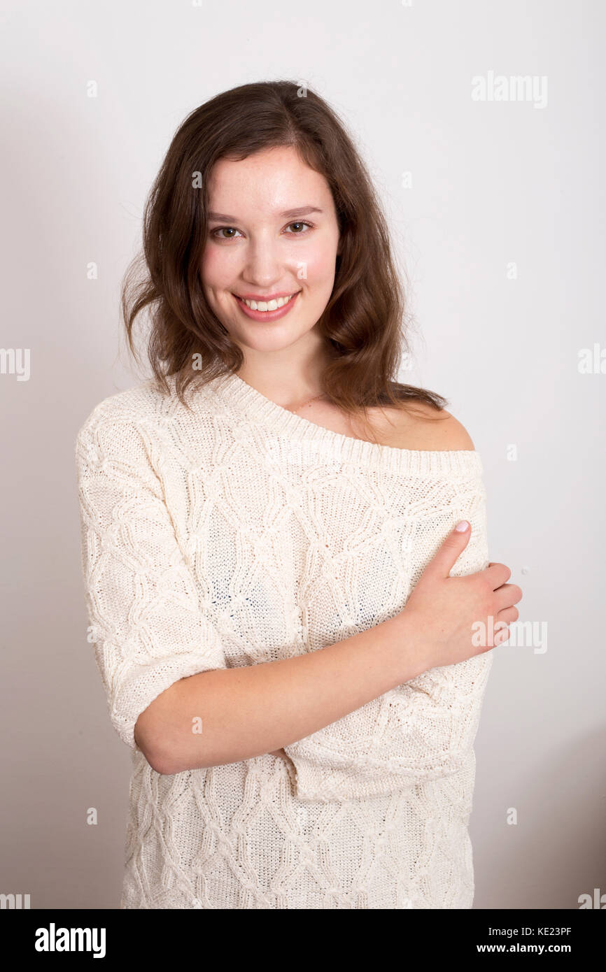 Wearing a jumper hi-res stock photography and images - Alamy