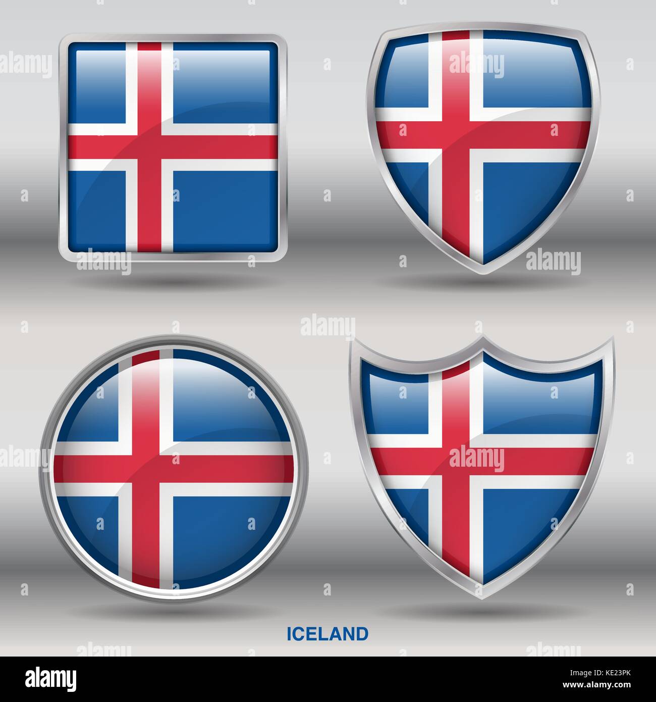 Flags of iceland hi-res stock photography and images - Alamy