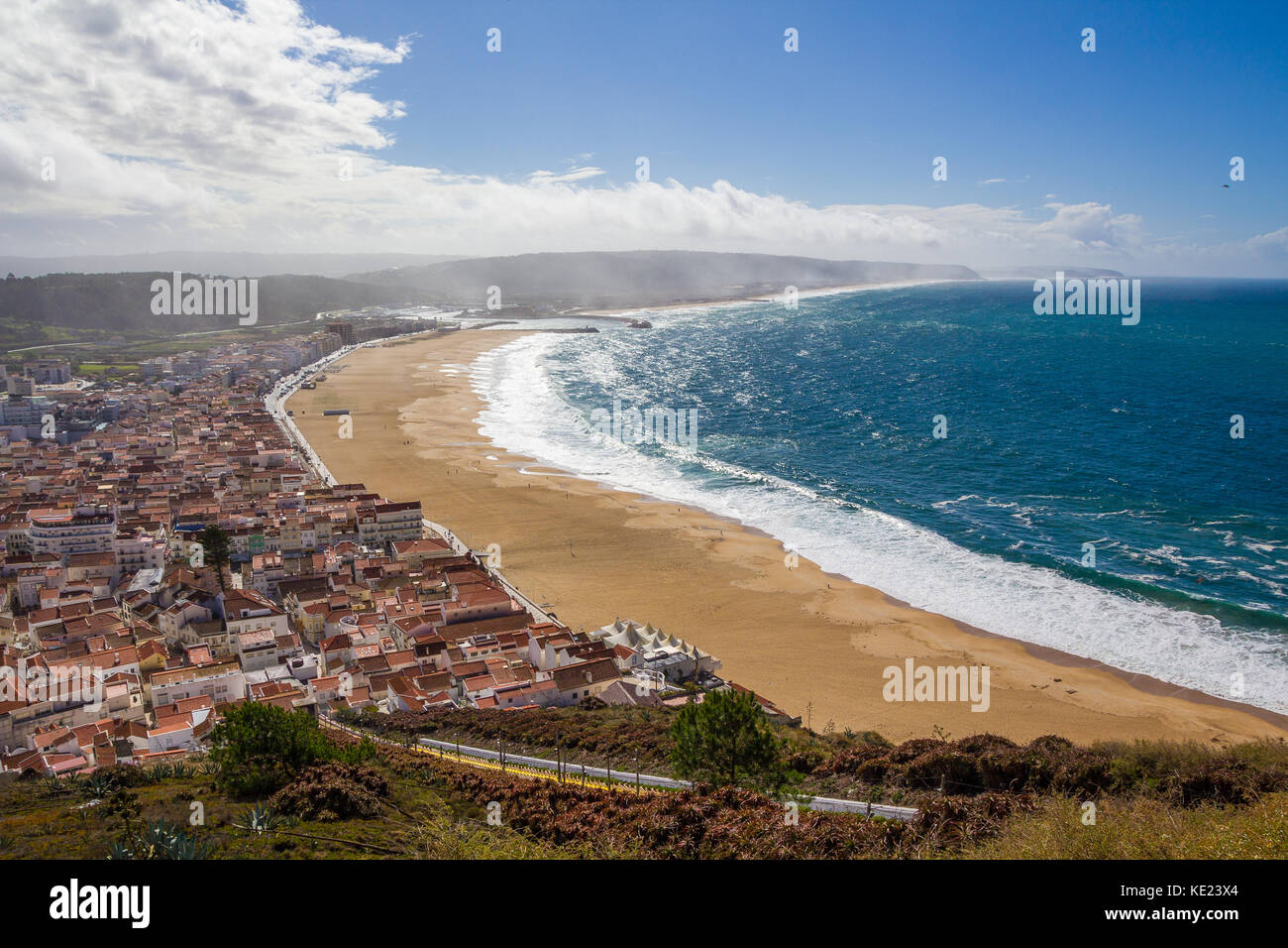 Nazare coast hi-res stock photography and images - Alamy