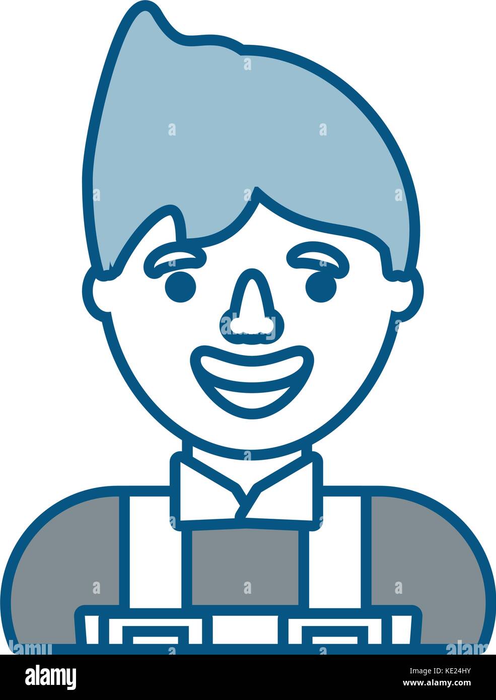 working man vector illustration Stock Vector Image & Art - Alamy