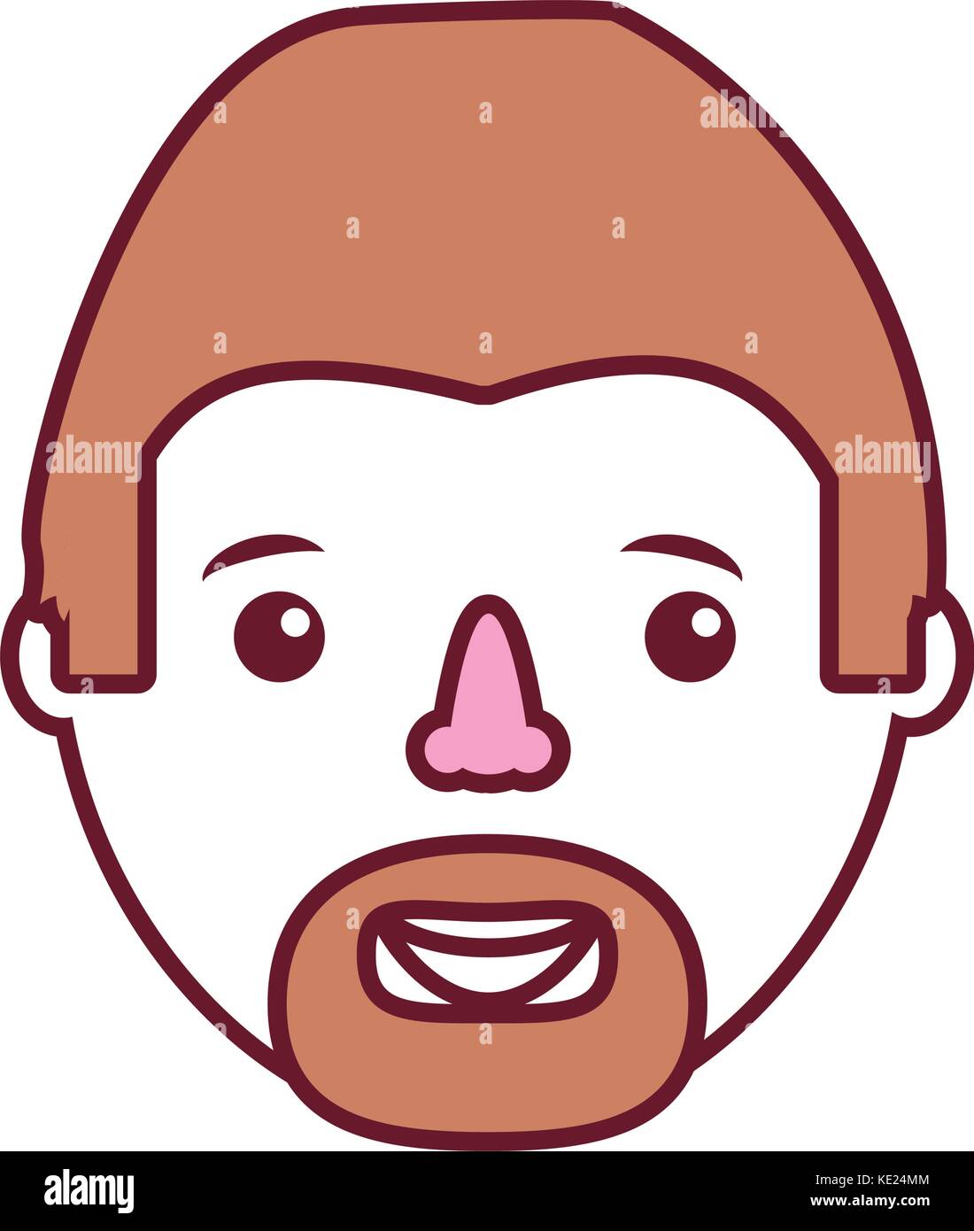 man face vector illustration Stock Vector Image & Art - Alamy
