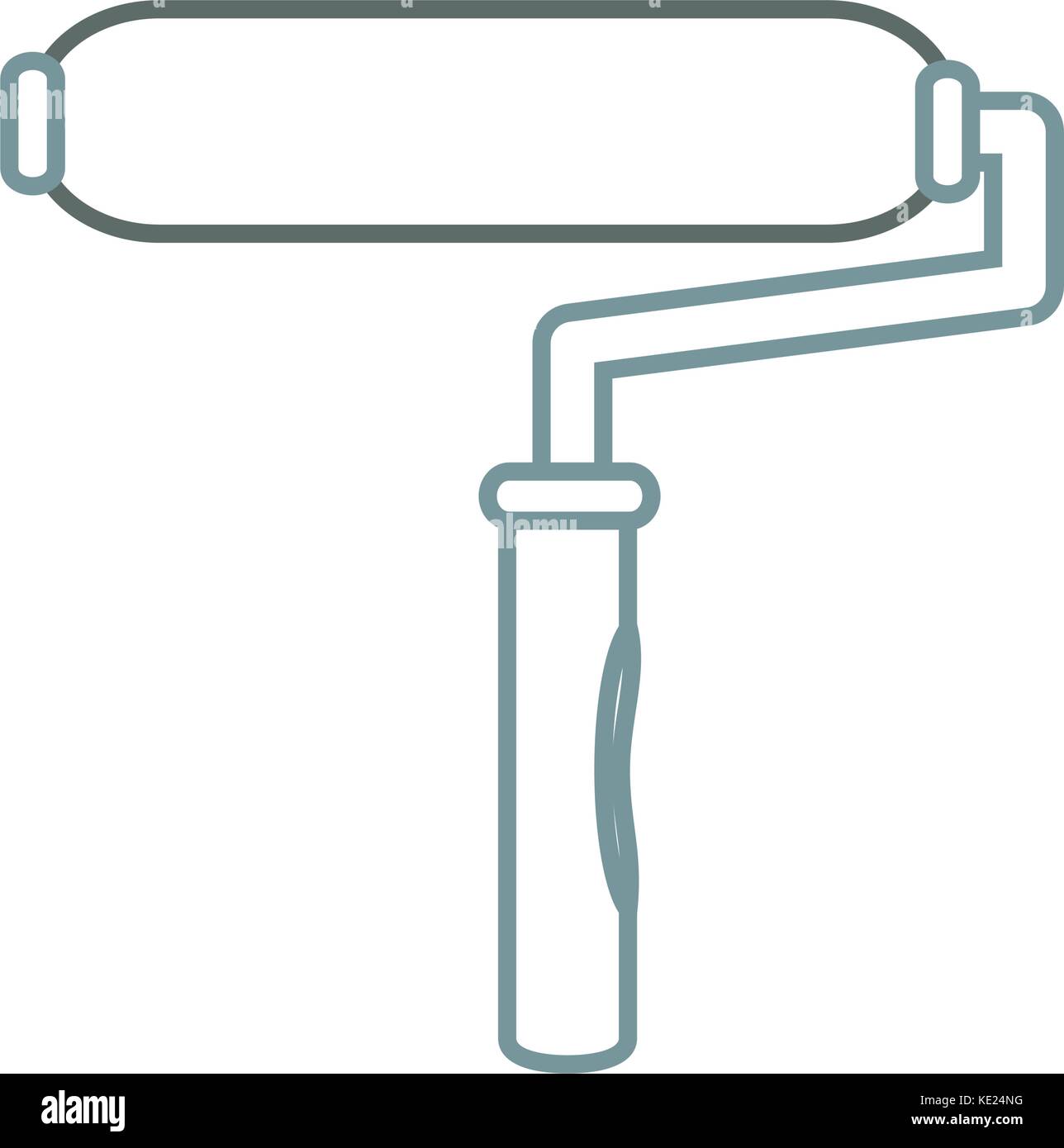 paint roller vector illustration Stock Vector Image & Art - Alamy