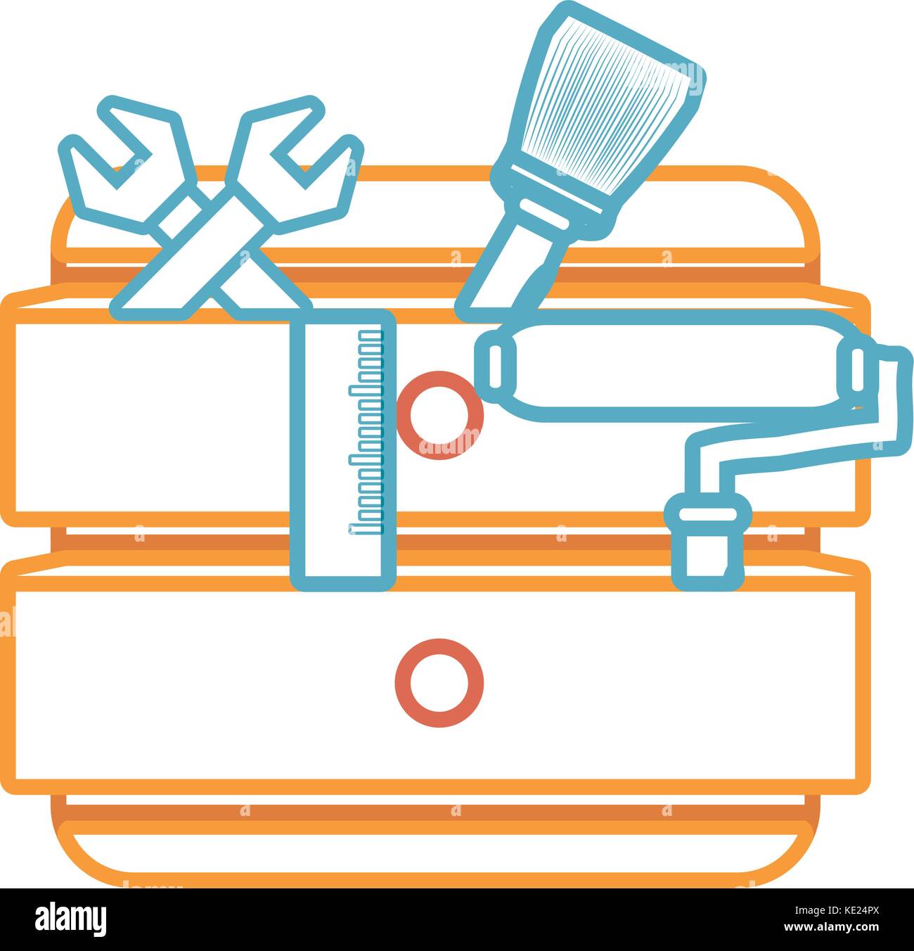 Tool chest cabinet Stock Vector Images - Alamy