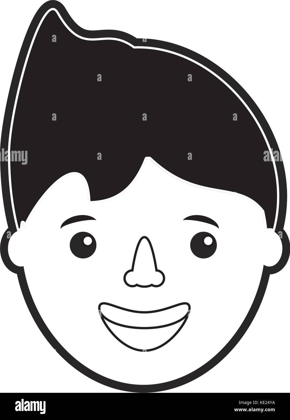 man face vector illustration Stock Vector Image & Art - Alamy
