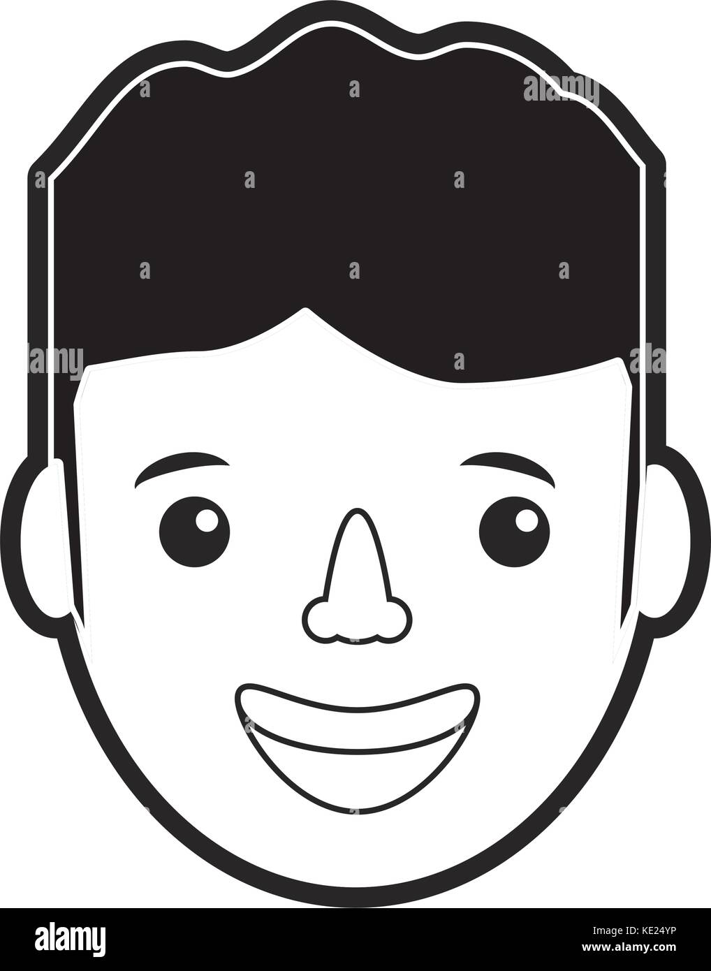 man face vector illustration Stock Vector Image & Art - Alamy