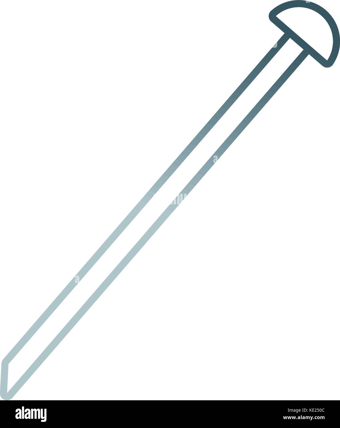 iron nail vector illustration Stock Vector Image & Art - Alamy